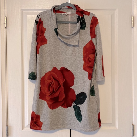 cleo | Tops | Cleo Cowl Neck Tunic Top | Poshmark